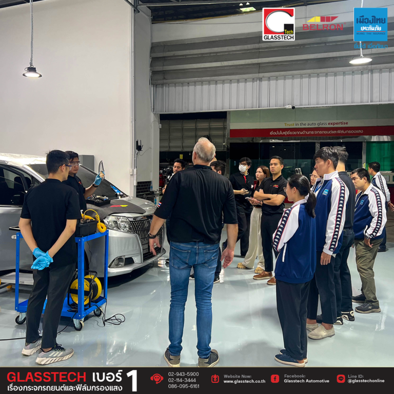 GLASSTECH X BELRON เทคโนโลยีการซ่อมแซมกระจกรถยนต์ | Glasstech ศูนย์ ...